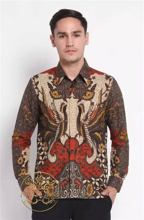 Jual Batik Mayung Antareja Kemeja Batik Pria Premium Slimfit Modern Lengan Panjang Original 2024