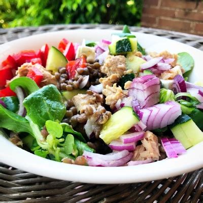Ensalada con lentejas y atún Edyal