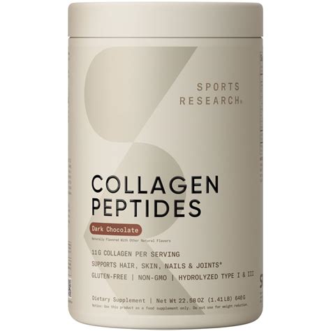 Sports Researchcollagen Peptides Hydrolyzed Type 1 And 3 Collagen