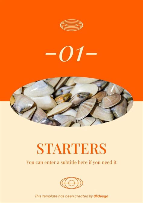 Clam Recipes Cookbook Google Slides PowerPoint