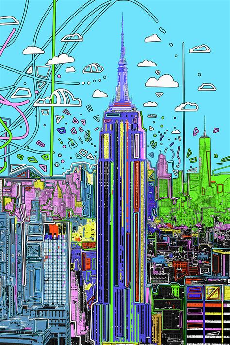 New York Urban Colors Digital Art By Bekim M Fine Art America