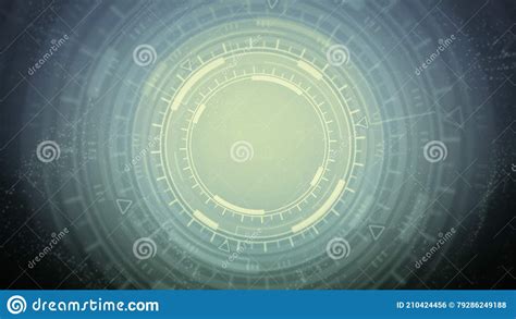 Abstract 3D Illustration Bright Hi Tech Abstract Background Of Moving