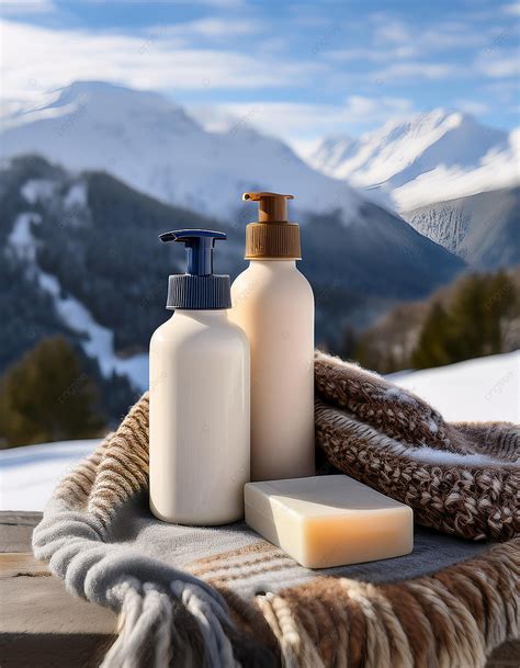 겨울철 스킨케어 필수품 배경 배경 화면 및 일러스트 무료 다운로드 Pngtree