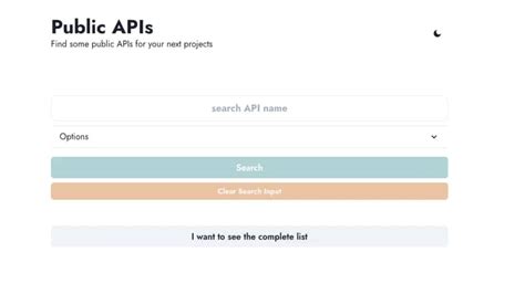 Ce Site Offre Une Liste Des Api Publiques