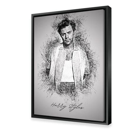 Harry Styles Sketch Legendary Wall Art