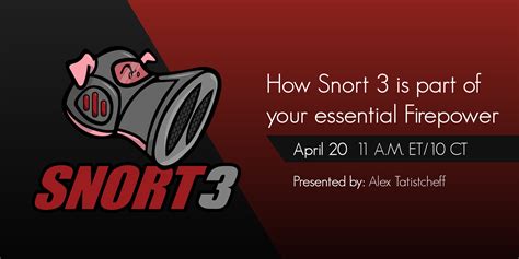 Snort Blog April