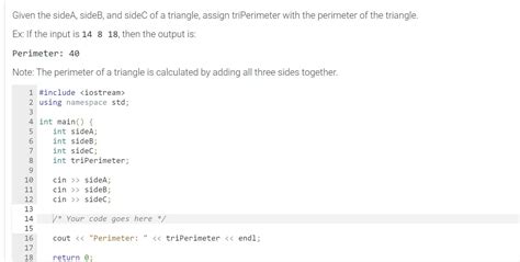 solved given the sidea sideb and sidec of a triangle