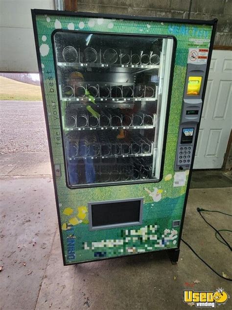 2 Automated Merchandising Systems AMS39 Snack And Drink Combo Vending