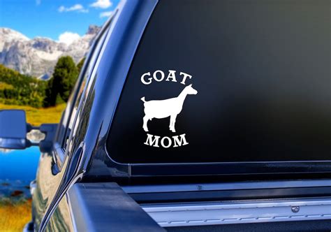 Nigerian Dwarf Goat Decal Goat Sticker Goat Bumper Sticker Etsy