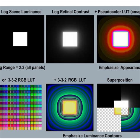 Illustrations Of Two Different Pseudocolor Look Up Tables Lut The