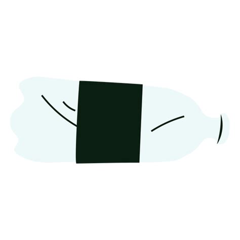 Diseños PNG de botellas de plastico para camisetas Merch