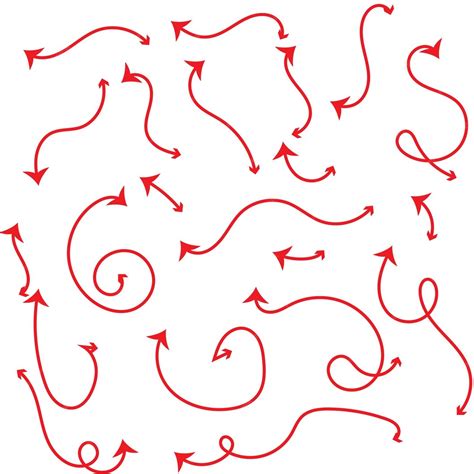 Premium Vector Set Arrow Icon Collection Different Arrows Sign Black Vector Arrows Vector