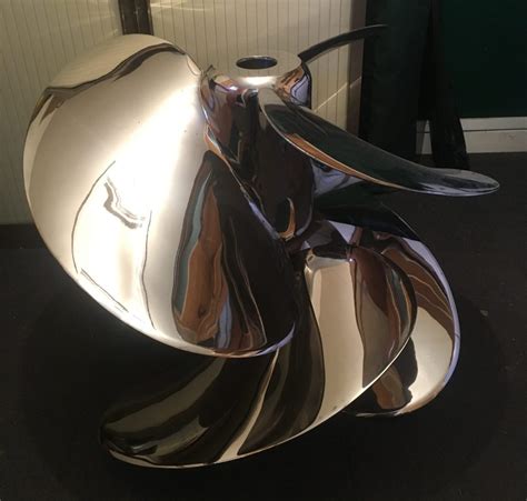 A Pair Of Polished Ex Royal Navy Minesweeper Propellers Southern