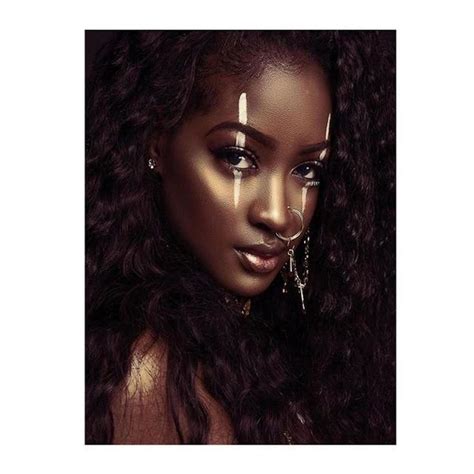 Black White African Art Nude Woman Canvas Art Print Watercolour