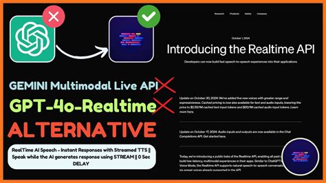 Gpt 4o Realtime And Gemini 20 Live Api Free Alternative Realtime Ai Voice Chat Devsdocode