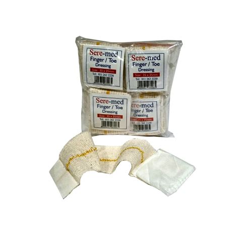 Finger Toe Dressing 35 X 35mm Pack Of 10 Sere Med Catalogue