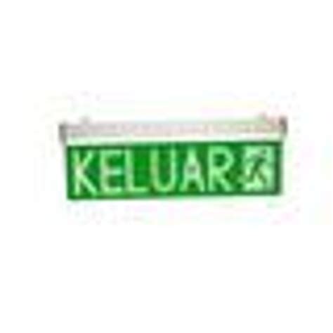 Jumbohan Tr218c Led Keluar Sign Surface Single Sided With Runing Man Eezee
