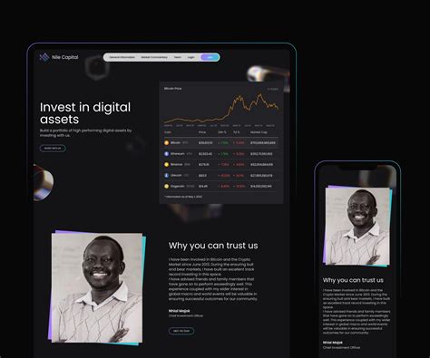 Crypto Investment Fund Website And Brand On Behance