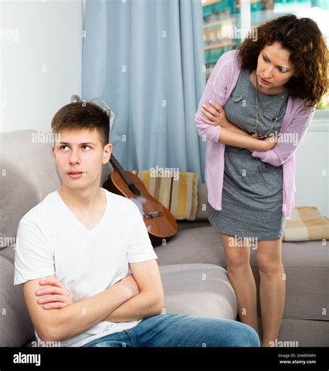 Troubled Teen Boy Mother Hi Res Stock Photography And Images Alamy