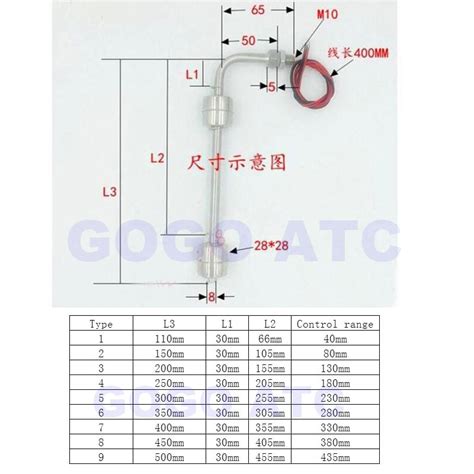 Stainless Steel 304 Double Ball Float Switch Liqui Vicedeal