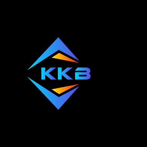 KKB Abstract Technology Logo Design On Black Background KKB Creative