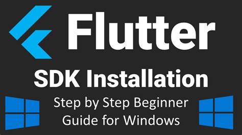 Flutter Installation On Windows Step By Step Guide YouTube