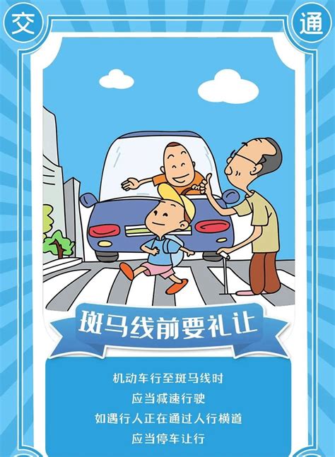 【文明小课堂】第三十二课：文明出行 斑马线前要礼让