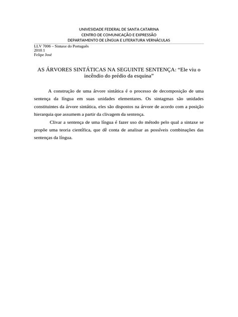 Sintaxe Dissertação 23 03 2010 Pdf