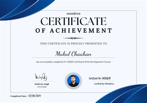 Mukul Chauhan On Linkedin Achievement Mernstack Webdevelopment