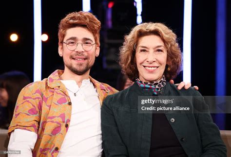 Adele Neuhauser Actress And Her Son Julian Pajzs Jazz Musician News Photo Getty Images