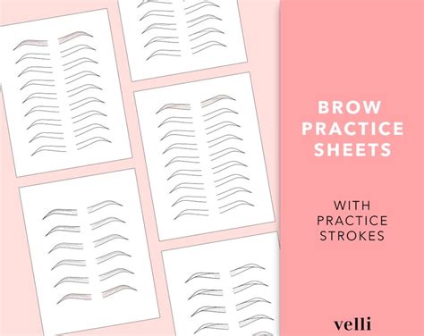 Printable Microblading Practice Sheets Printable Word Searches