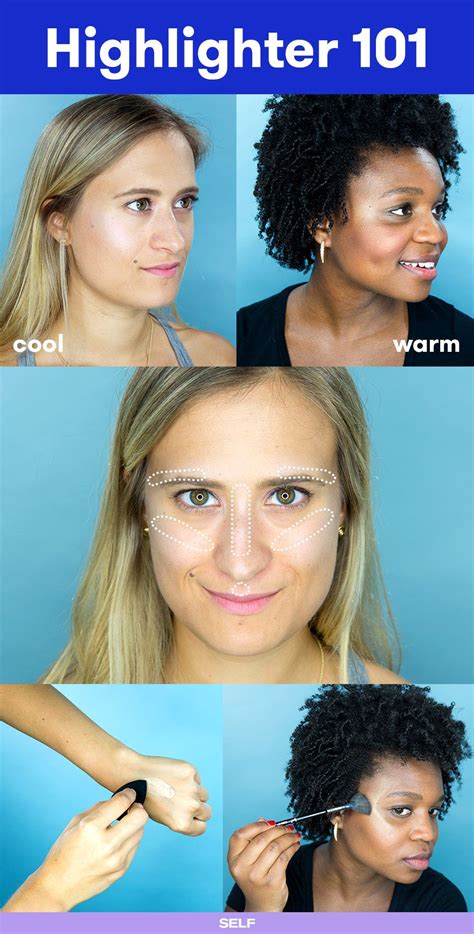 Highlighter Tricks To Help You Get Glowy Gorgeous Skin SELF