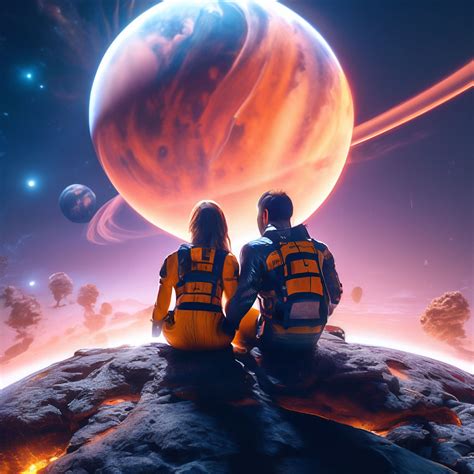 A Guy And A Girl Are Sitting With … — Image Created In Shedevrum