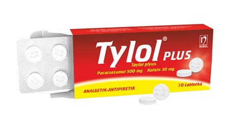 Тайлол® Плюс 500 мг/30 мг таблетки №10 | Лекарство | Наши Продукты | Nobel