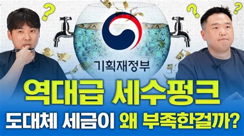역대급 세수 펑크로 보는 현재 대한민국의 경제 상황 Youtube