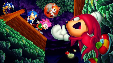 Sonic The Hedgehog Amy Rose Tails And Knuckles The Echidna Sonic