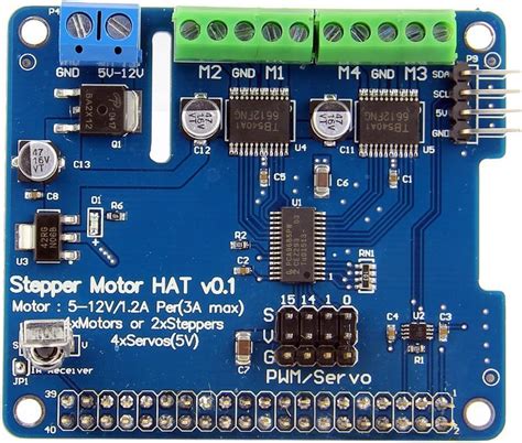 Gowoops Stepper Motor Hat For Raspberry Pi 3b3b2b2ba