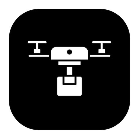 Premium Vector Drone Delivery Vector Illustration