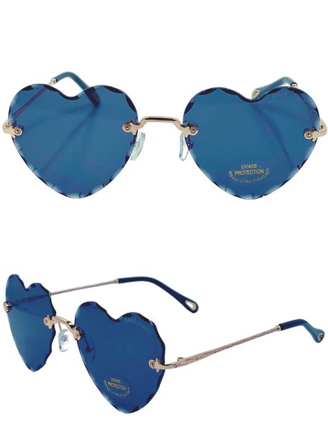 Beveled Frameless Love Glasses Revolution