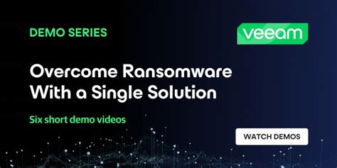 How Veeam Can Help You Recover From Ransomware Attacks Veeam Software Posted On The Topic
