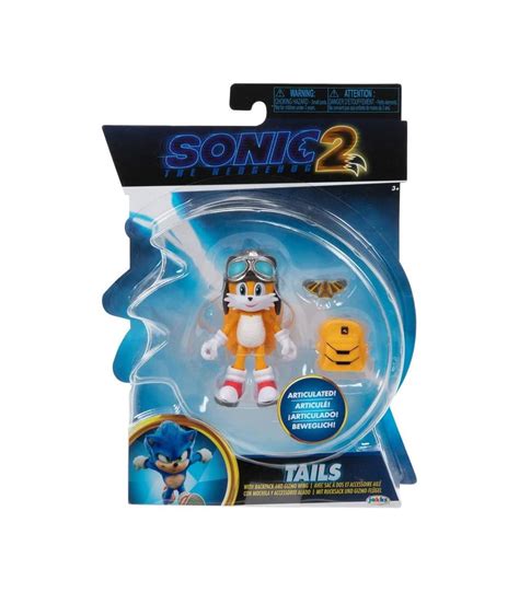 FIGURA SONIC THE HEDGEHOG 10 CM TAILS JUGUETES PANRE