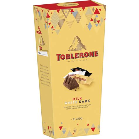 Toblerone Milk White Dark 440g Woolworths