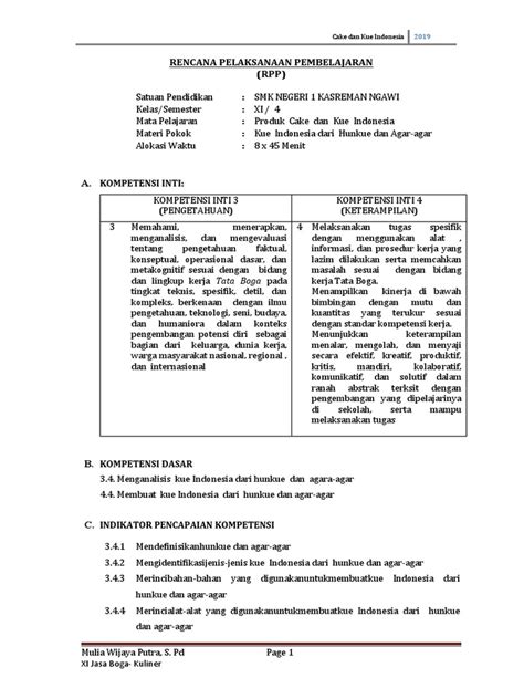 Kd 3 4 Kue Dari Hunkue Dan Agar Agar Pdf