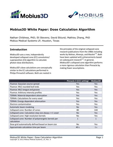 pdf mobius3d white paper dose calculation wp