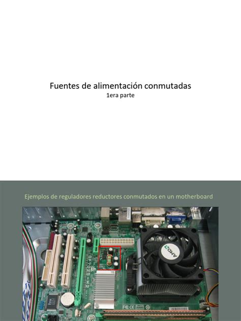 Clase 7 Fuentes De Alimentacion Conmutadas 1era Parte 2023 2