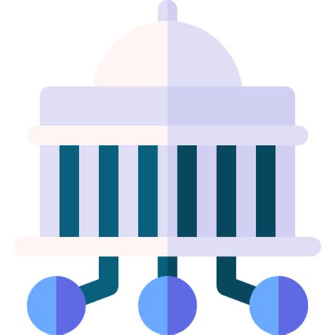 Digital Government Basic Rounded Flat Icon