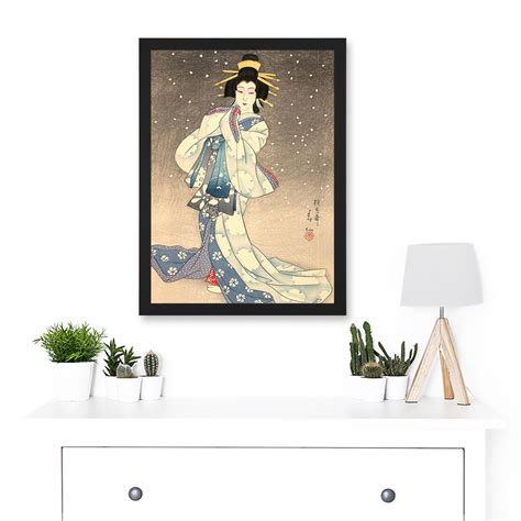 Rosalind Wheeler Painting Geisha Kabuki Natori Shunsen Theatre Japan