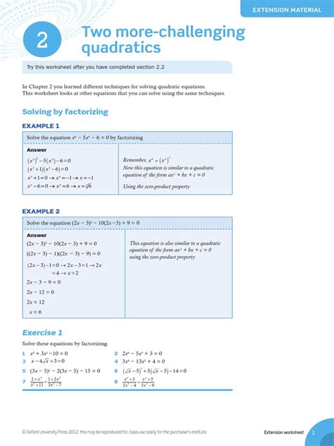 2 Quadratic Functions And Equations Extension Pdf Quadratic Equation Logical Truth