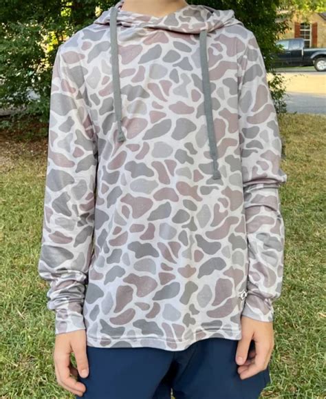 Burlebo Classic Deer Camo Youth Hoodie Safford Trading Company