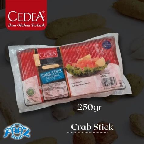 Jual Crabstick Cedea 250gr Crab Stick Olahan Ikan Seafood Stik